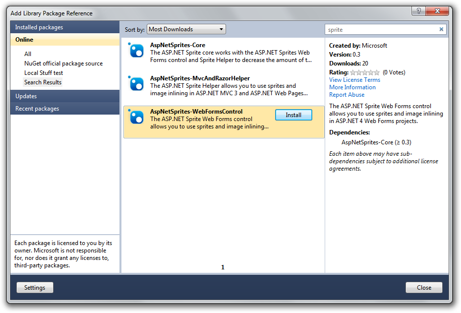 NuGet Package of the Week #1 - ASP.NET Sprite and Image Optimization - Scott Hanselman's Blog